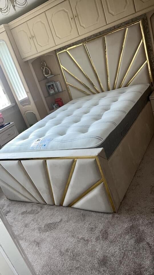 DFS BEDS Upholstered Ottoman Storage Bed | King Size Bed with Storage ...